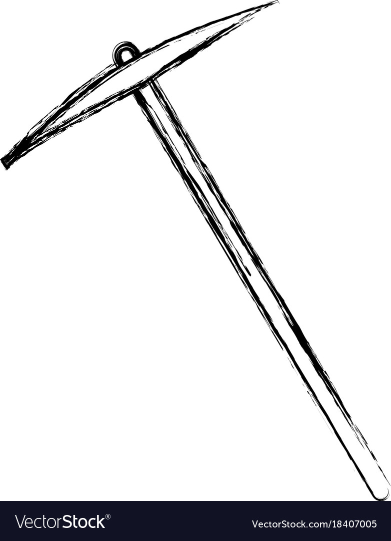 Pick construction tool Royalty Free Vector Image