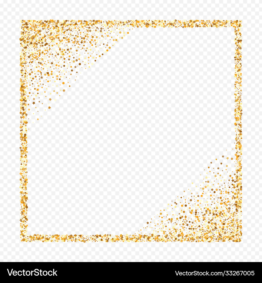 Yellow shine paper transparent background Vector Image