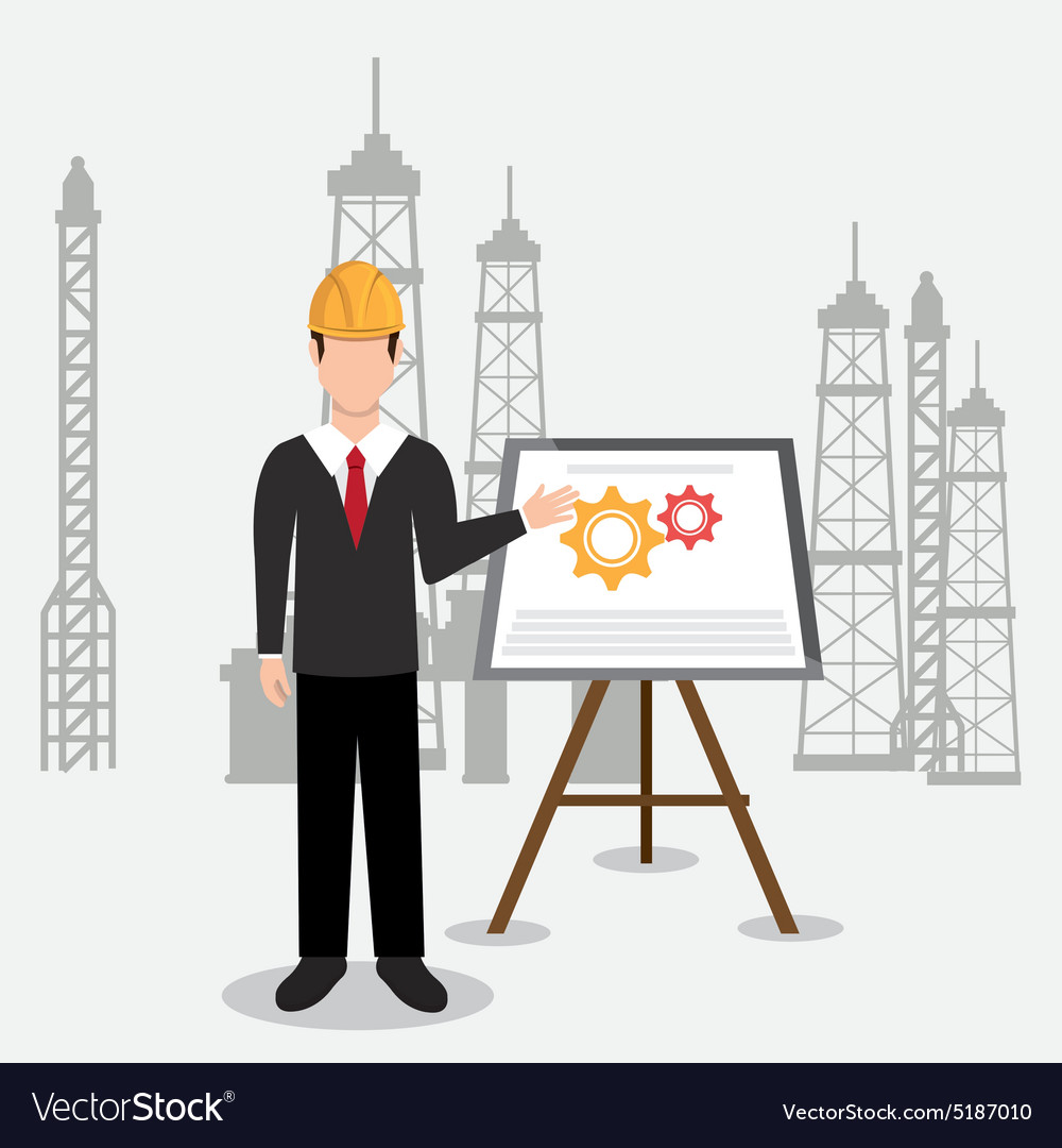 Construction digital design Royalty Free Vector Image