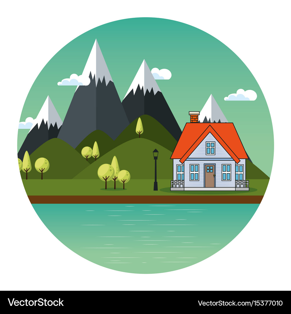 Country house icon Royalty Free Vector Image - VectorStock