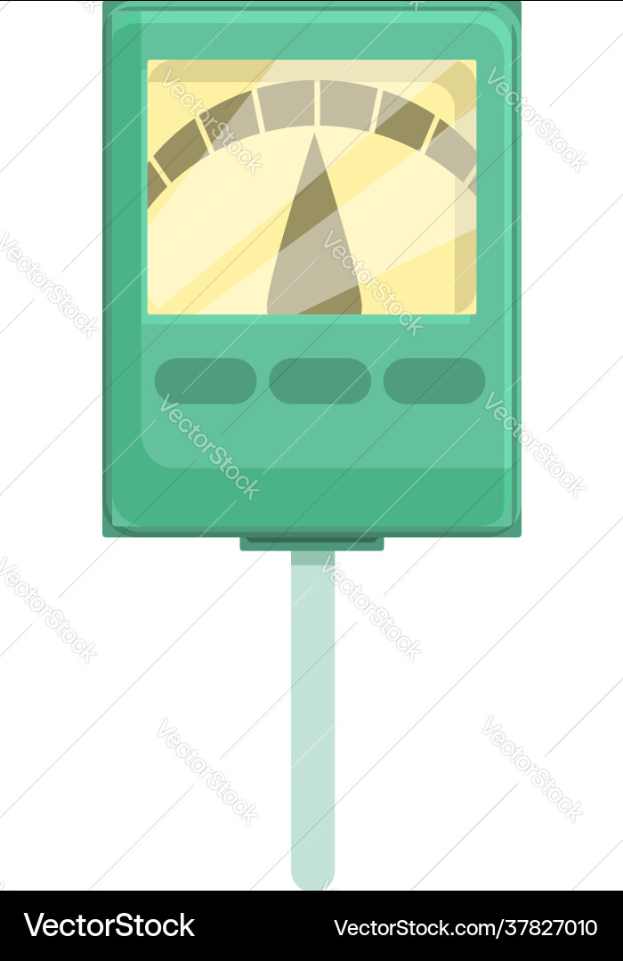 Ph meter clinical icon cartoon style Royalty Free Vector