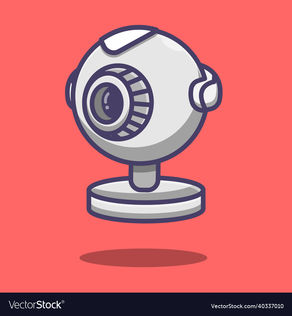 Webcam camera Royalty Free Vector Image - VectorStock