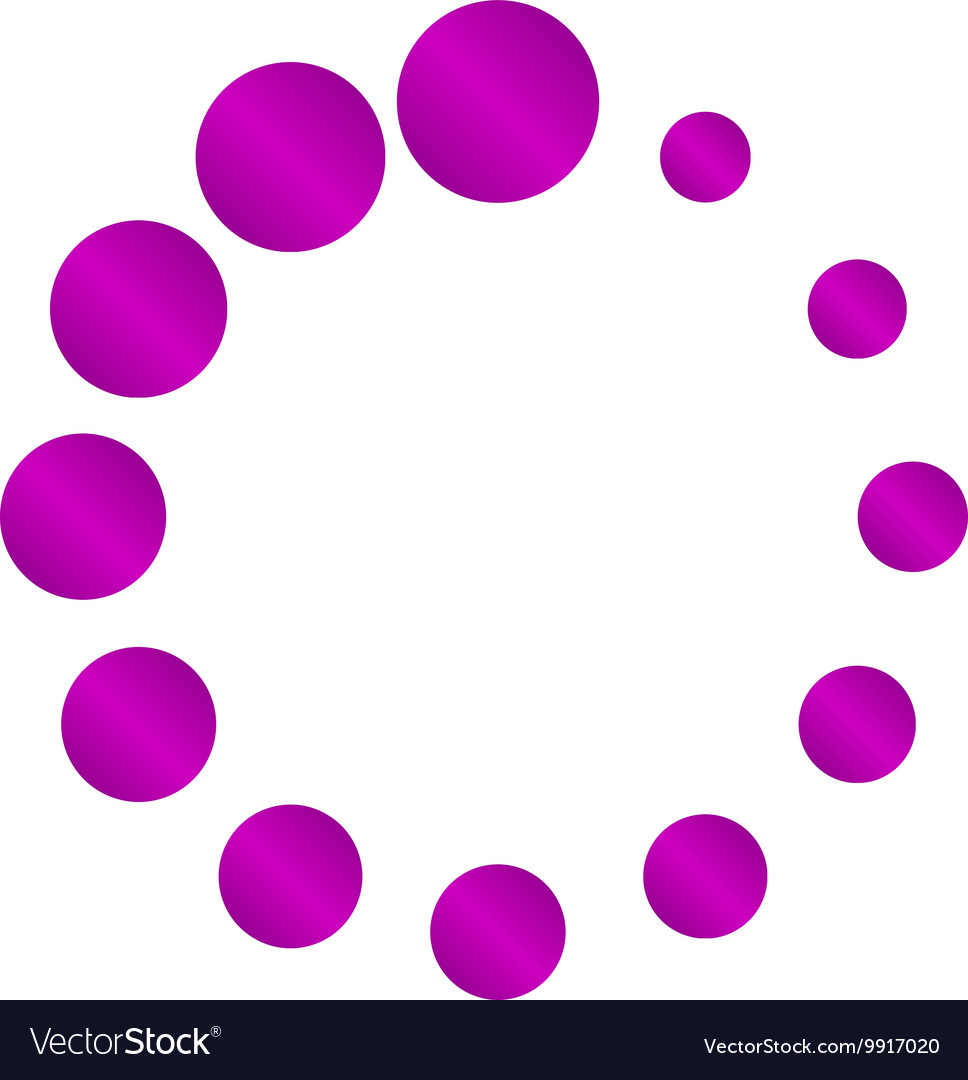 Circular loading icon Royalty Free Vector Image