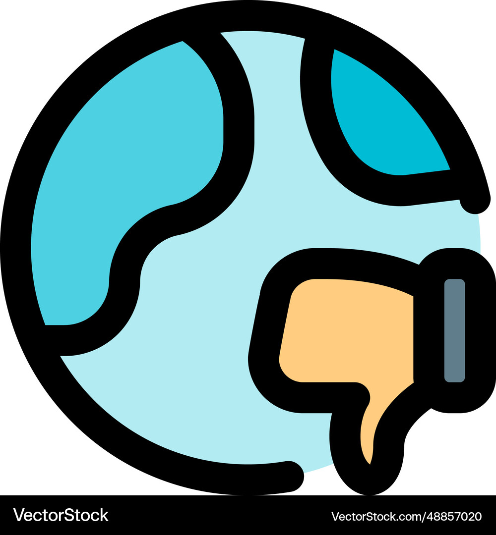 Large-scale disruption of online connectivity Vector Image