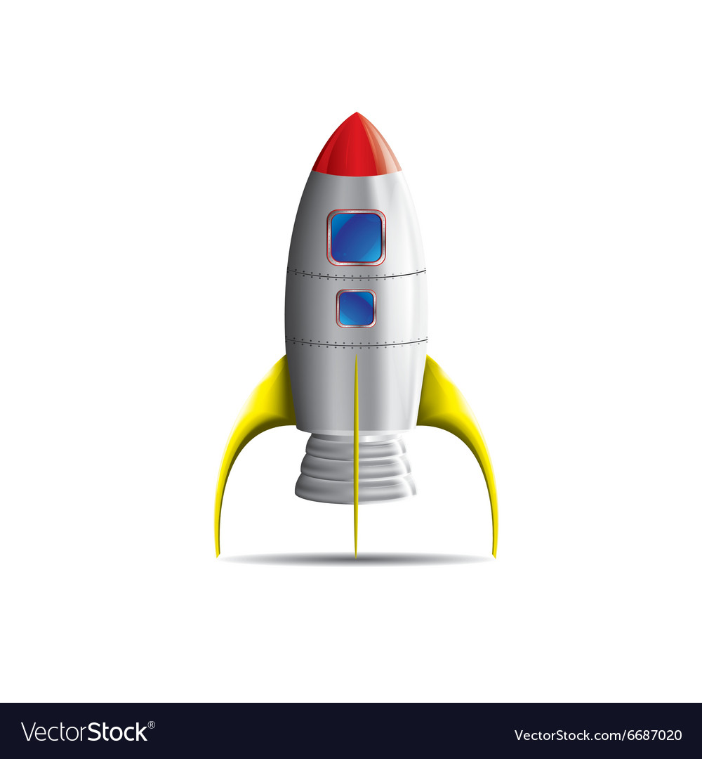 Space rocket Royalty Free Vector Image - VectorStock