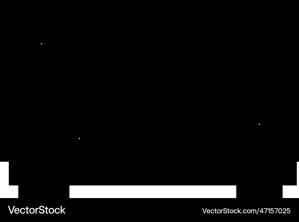 Sound av receiver game pixel art Royalty Free Vector Image