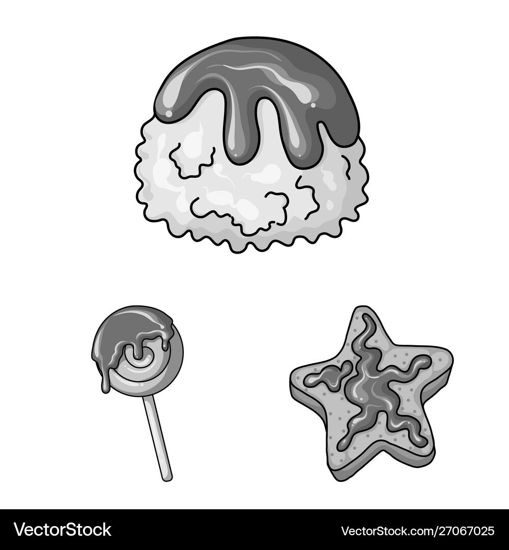 Sweet and caramel icon Royalty Free Vector Image