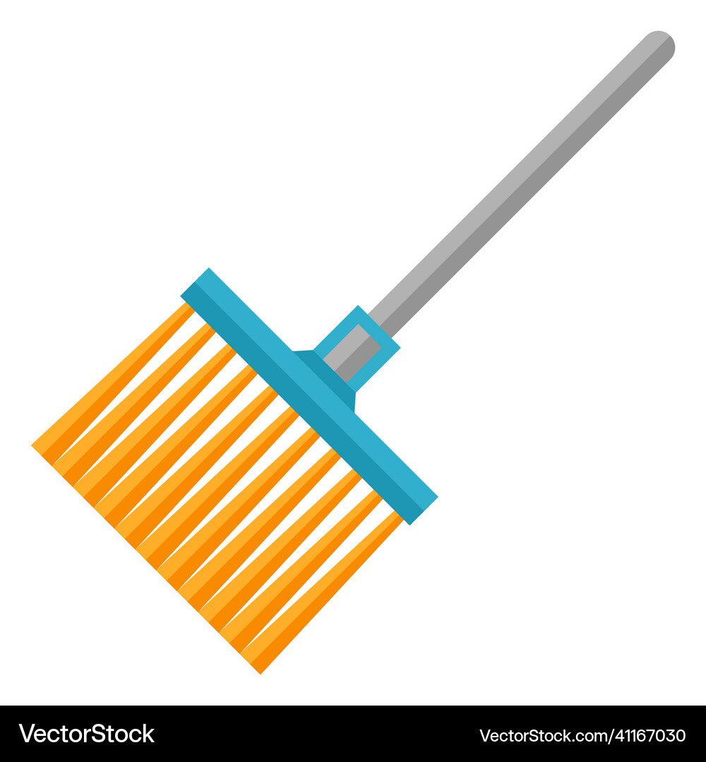 Broom housekeeping cleaning item Royalty Free Vector Image