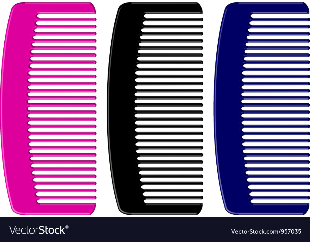 Combs Royalty Free Vector Image - VectorStock