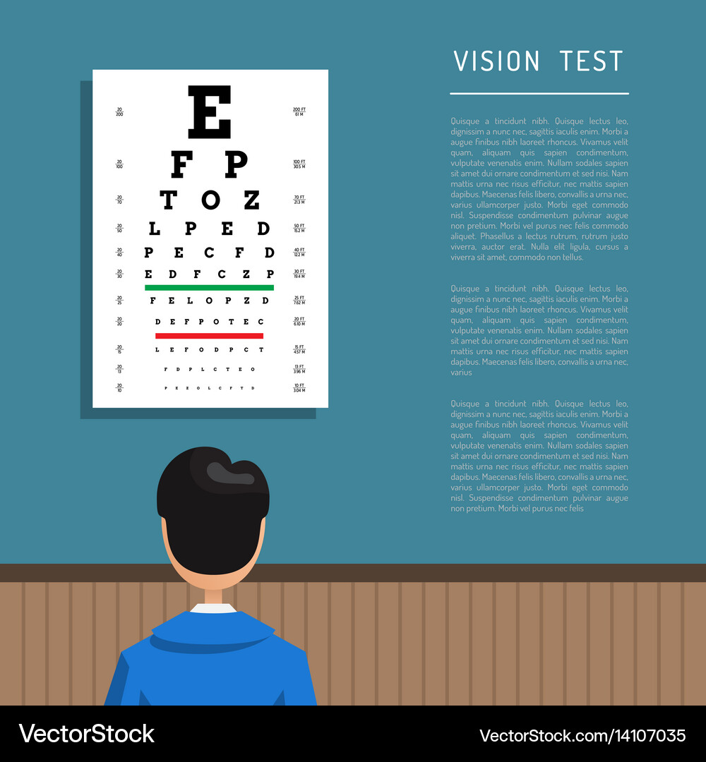 Ophthalmologist eye clinic Royalty Free Vector Image