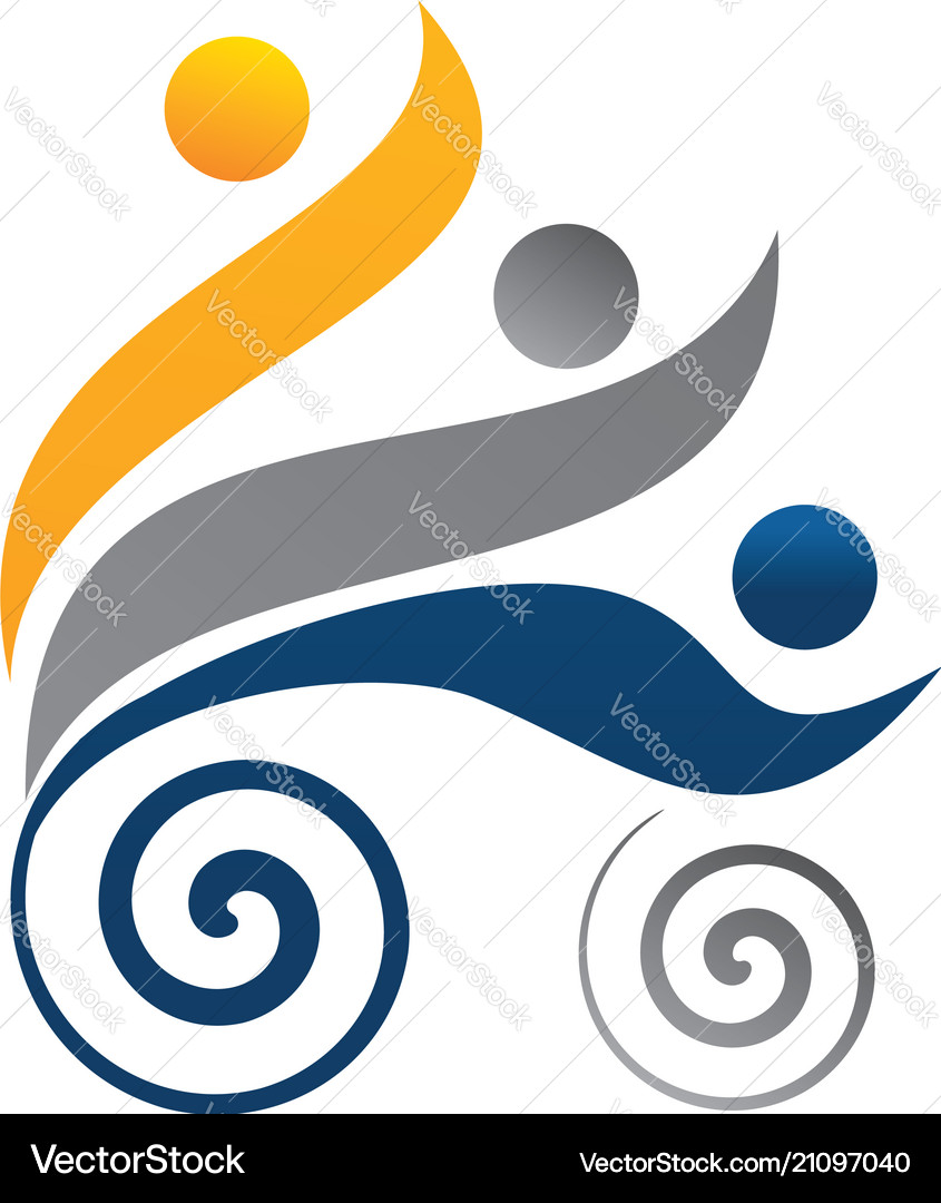 Bike winner abstract icon Royalty Free Vector Image