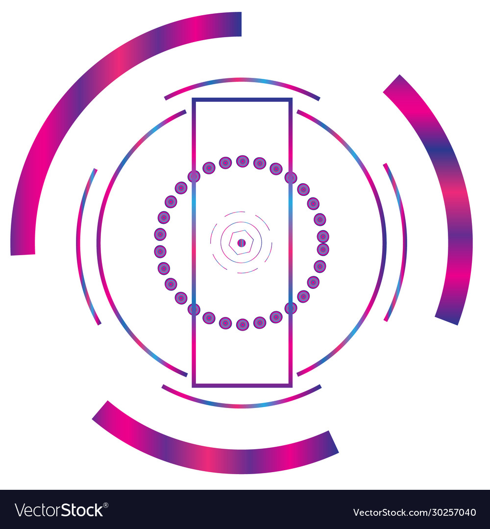 Hi tech element Royalty Free Vector Image - VectorStock