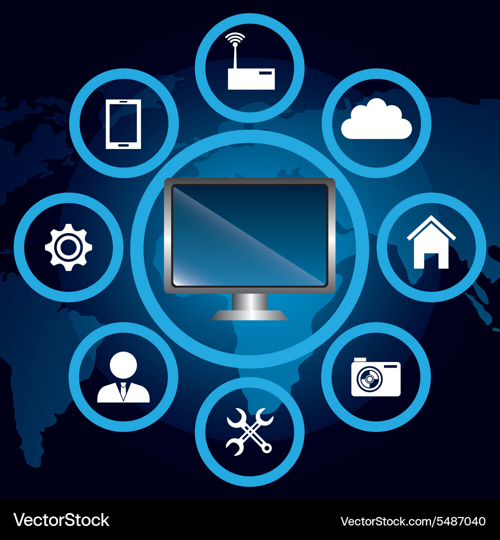 Technology design Royalty Free Vector Image - VectorStock