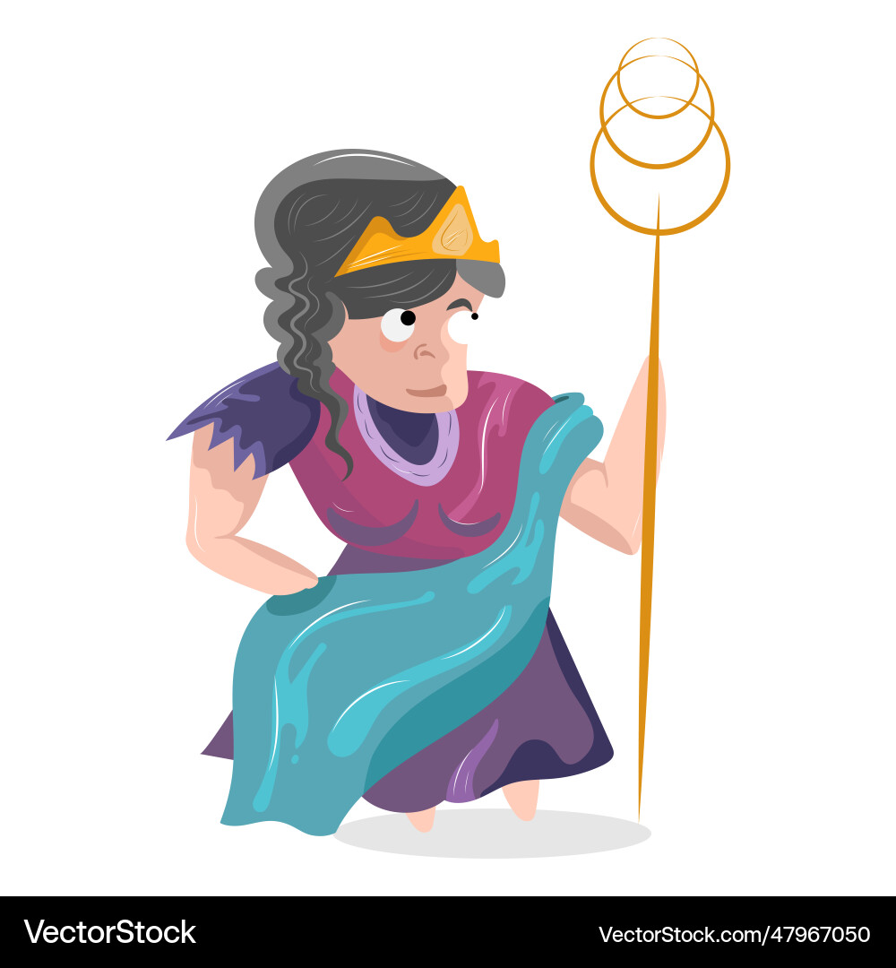 Character greek god goddess Royalty Free Vector Image