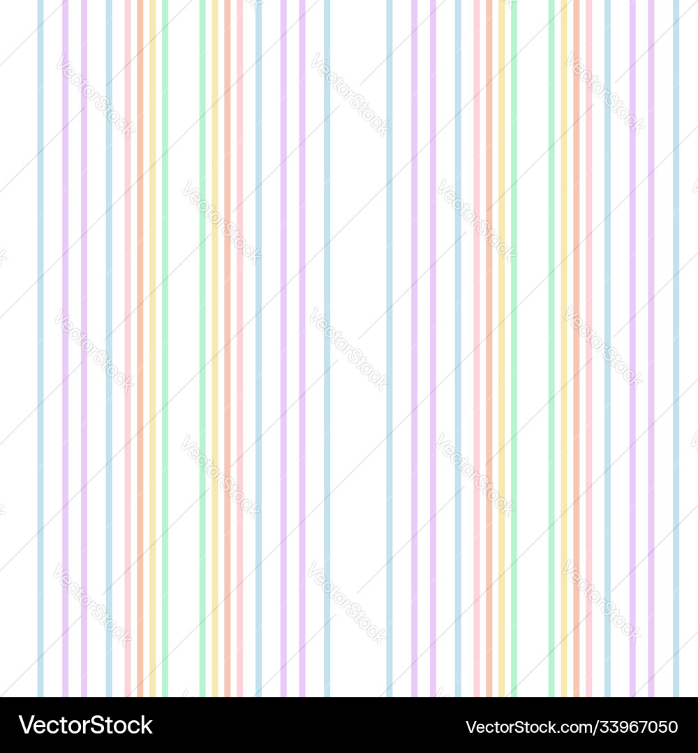 Rainbow stripe seamless pattern background Vector Image