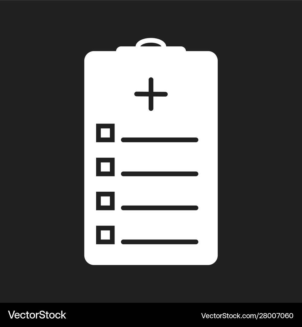 Beautiful add report glyph icon Royalty Free Vector Image