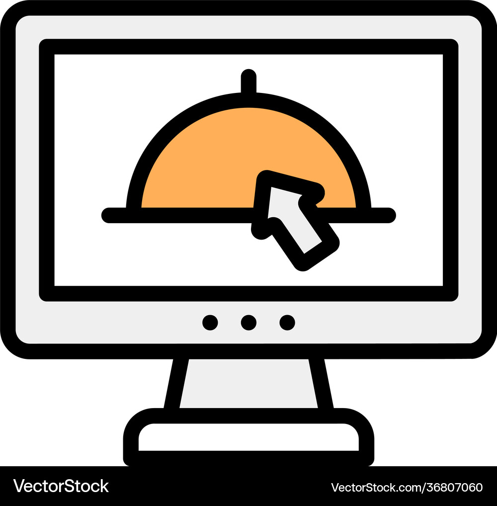 Online food order Royalty Free Vector Image - VectorStock