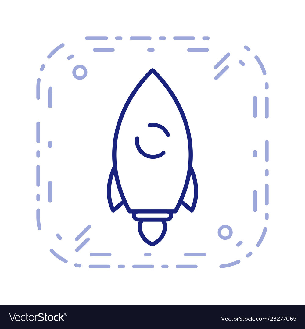 Launch icon Royalty Free Vector Image - VectorStock