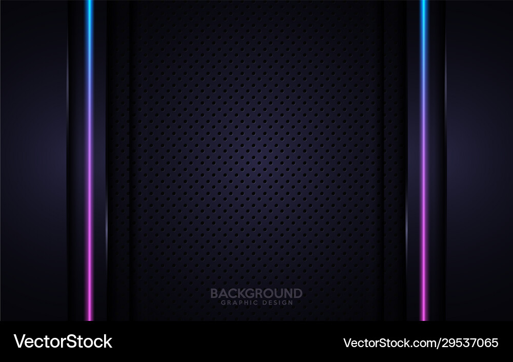 Modern navy tech abstract graphic design Vector Image