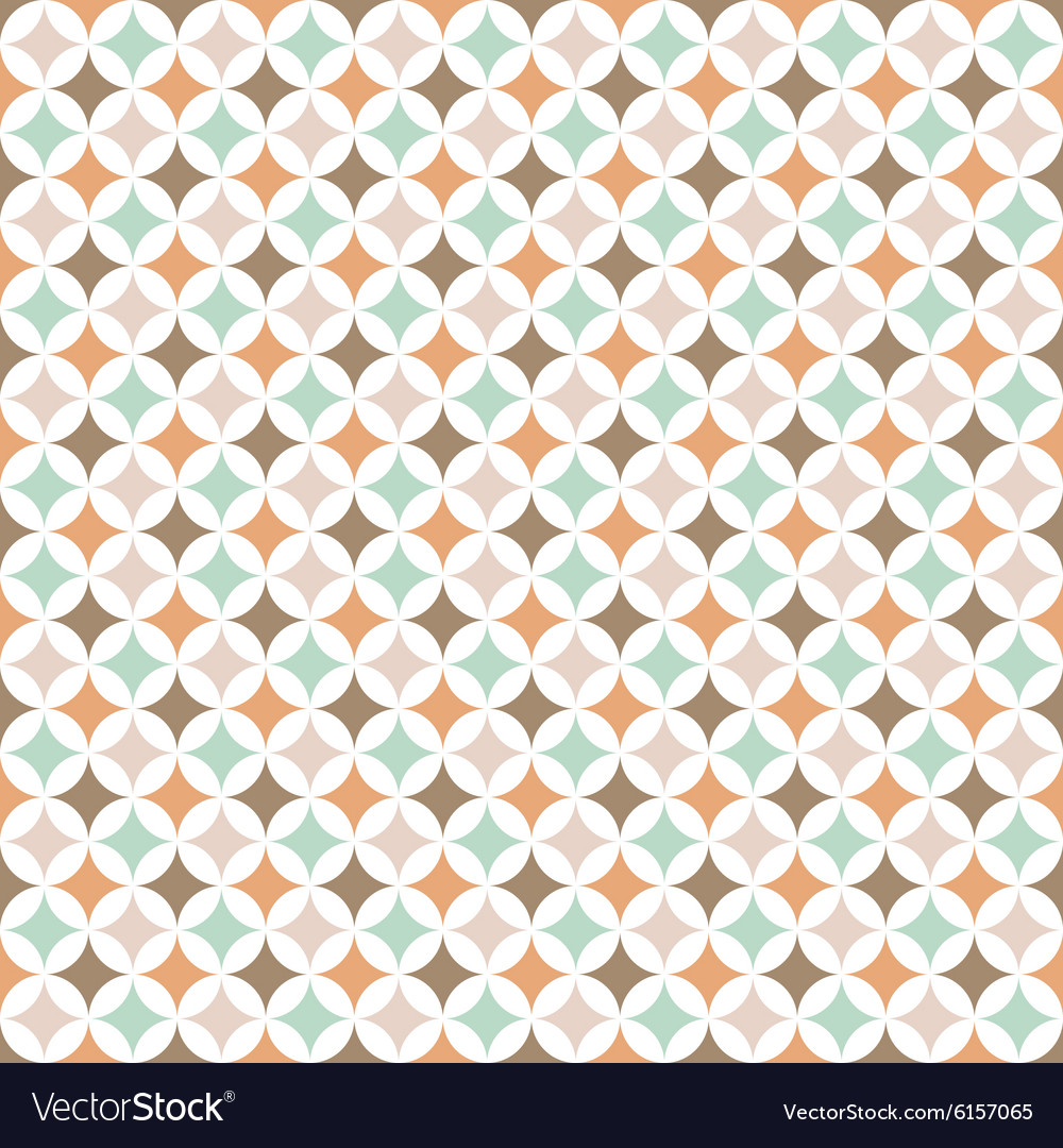Retro geometric pattern Royalty Free Vector Image