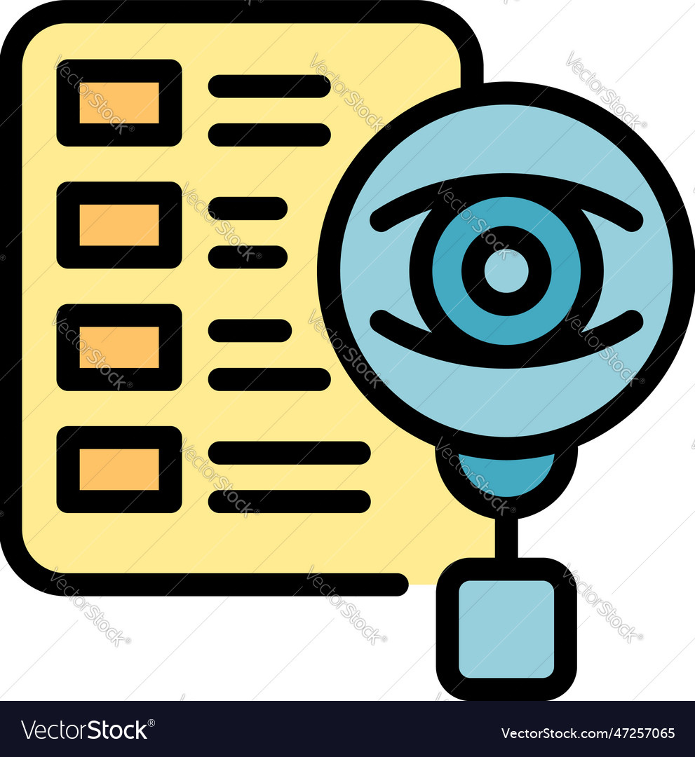 Skill realization icon flat Royalty Free Vector Image