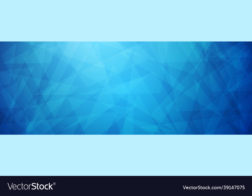 Abstract blue overlapping triangle background Vector Image Abstract blue overlapping triangle background Vector Image
