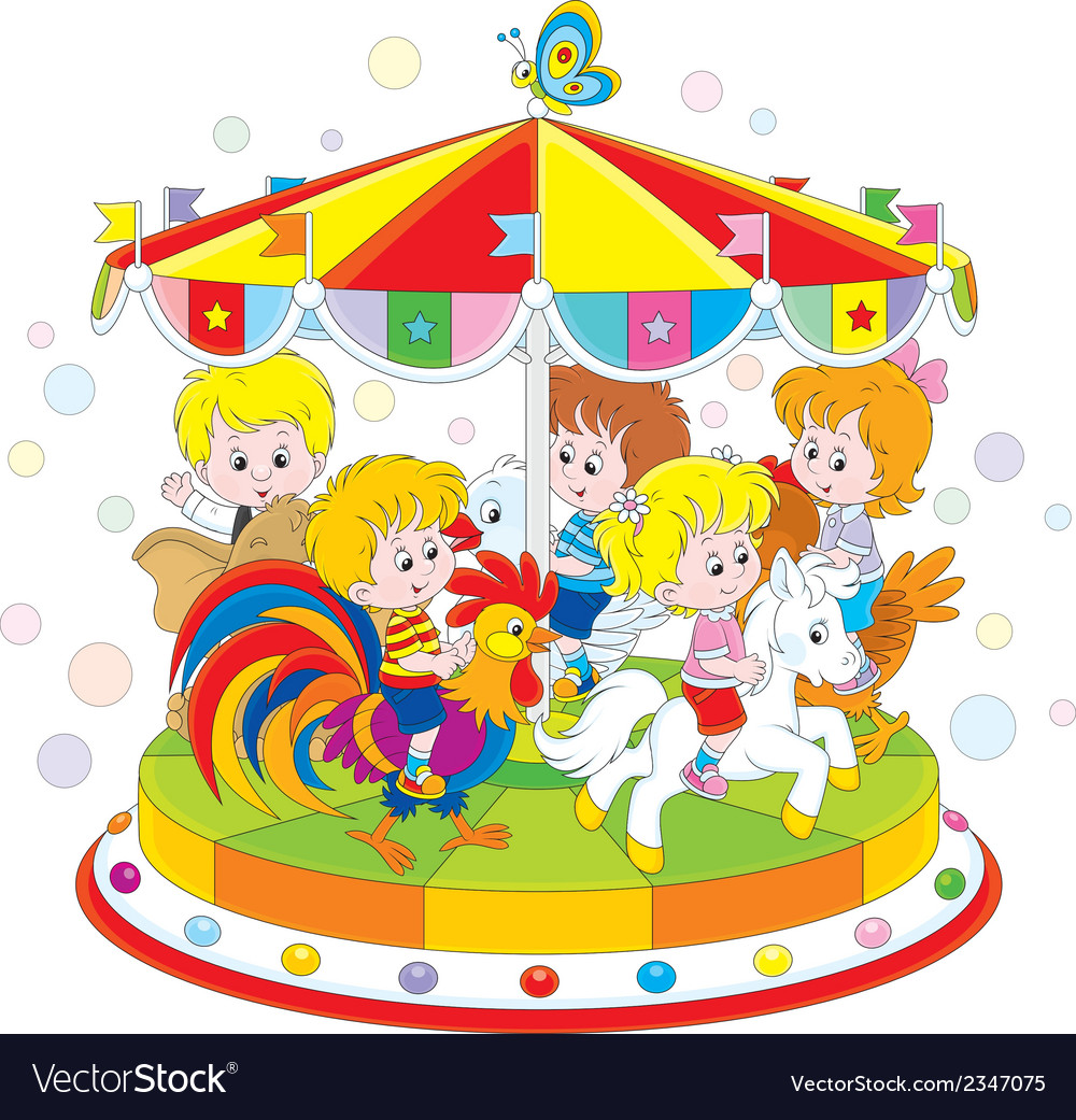 Carousel Royalty Free Vector Image - VectorStock