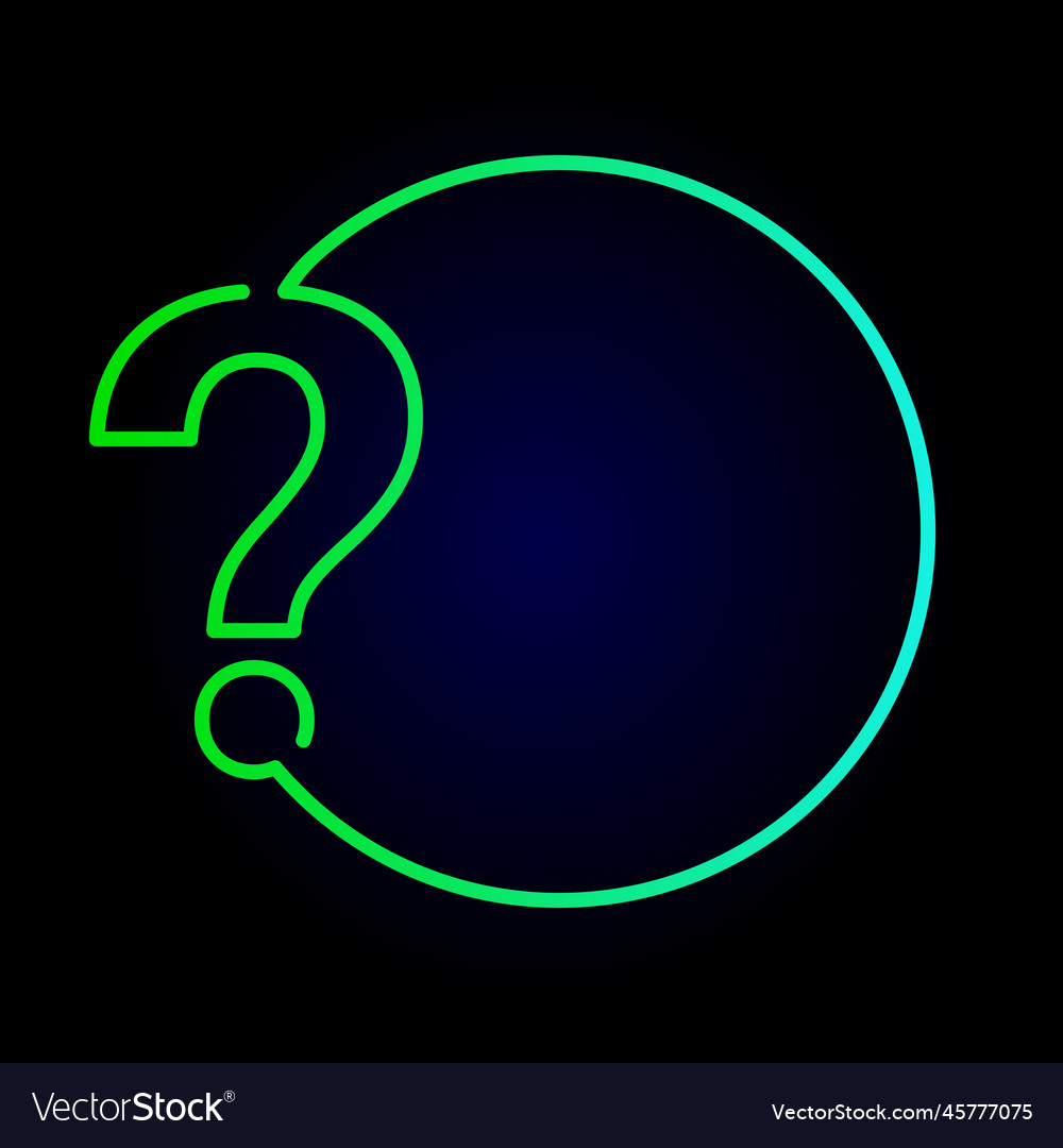Question mark background template this background Vector Image