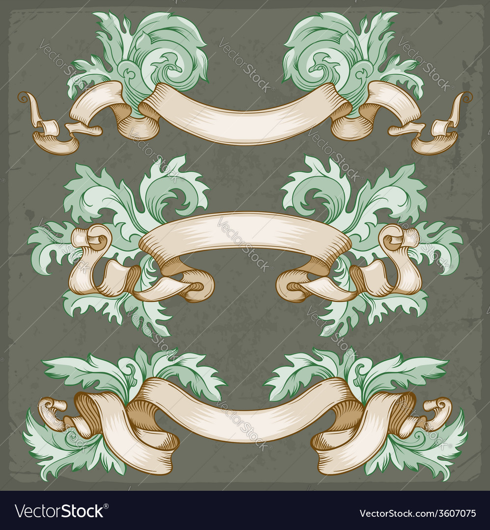 Ribbons Royalty Free Vector Image - VectorStock