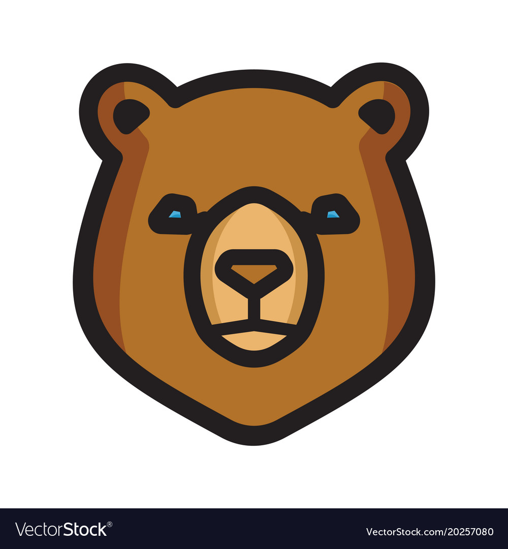 Bear icon Royalty Free Vector Image - VectorStock