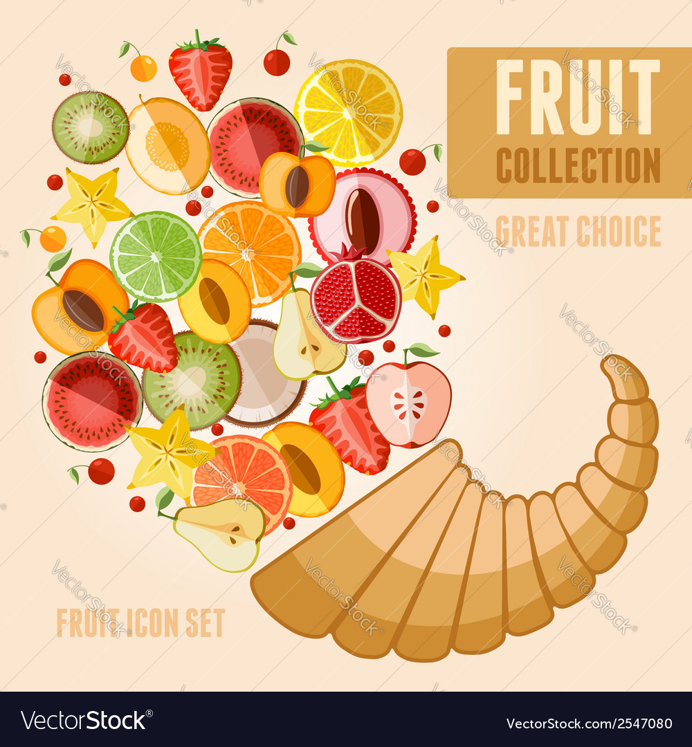 Cornucopia Royalty Free Vector Image - VectorStock