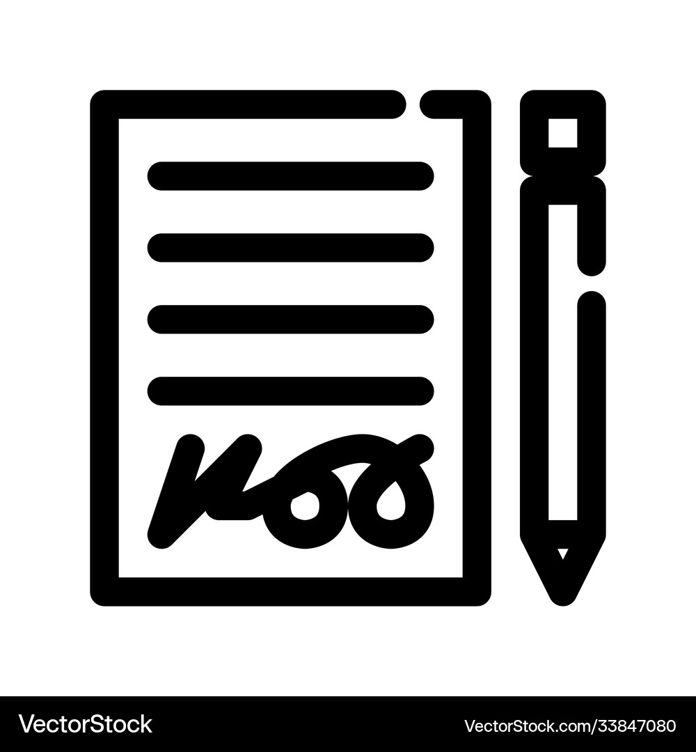Insurance underwriting icon Royalty Free Vector Image