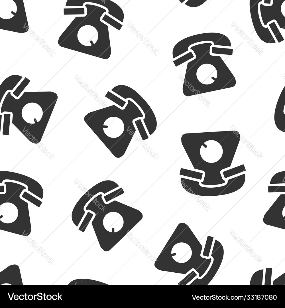 Mobile phone icon in flat style telephone talk Vector Image