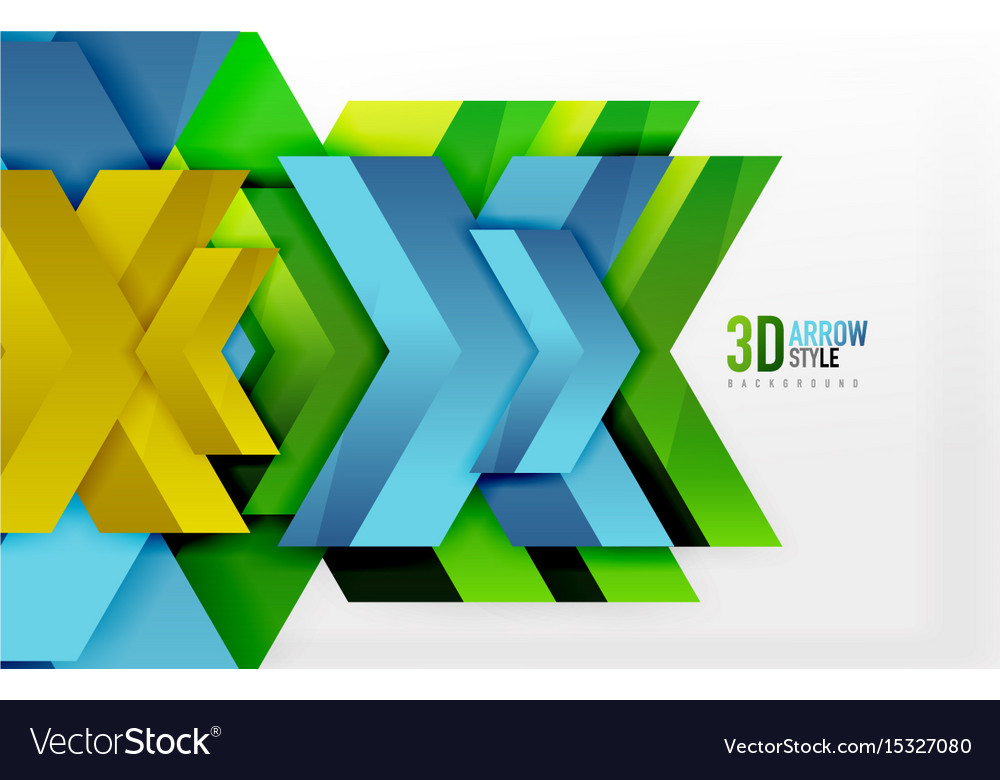 Techno arrow background Royalty Free Vector Image