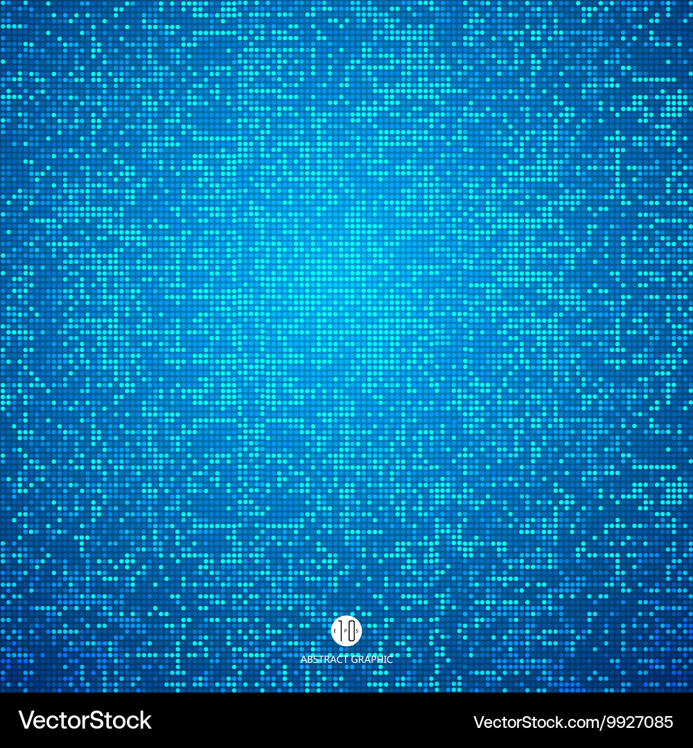 Consisting of blue particles abstract Royalty Free Vector