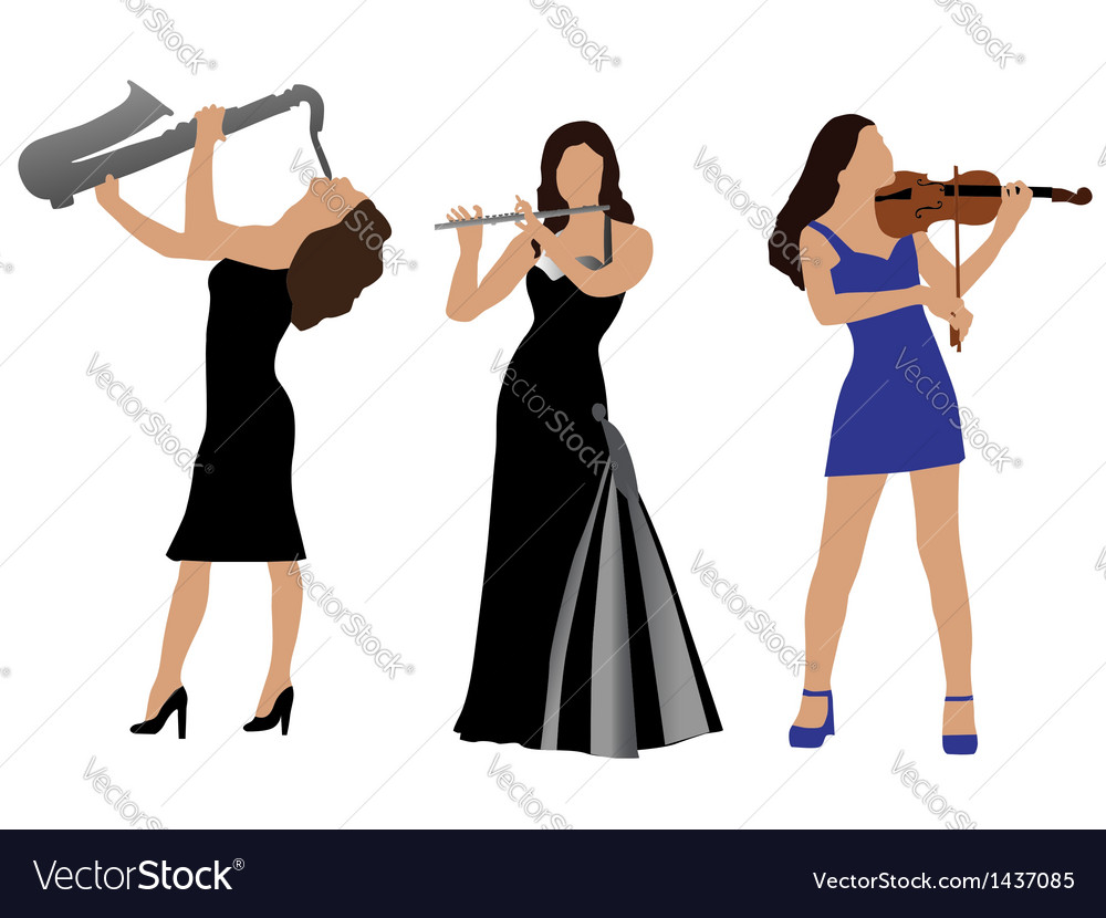 Musicians Royalty Free Vector Image - VectorStock