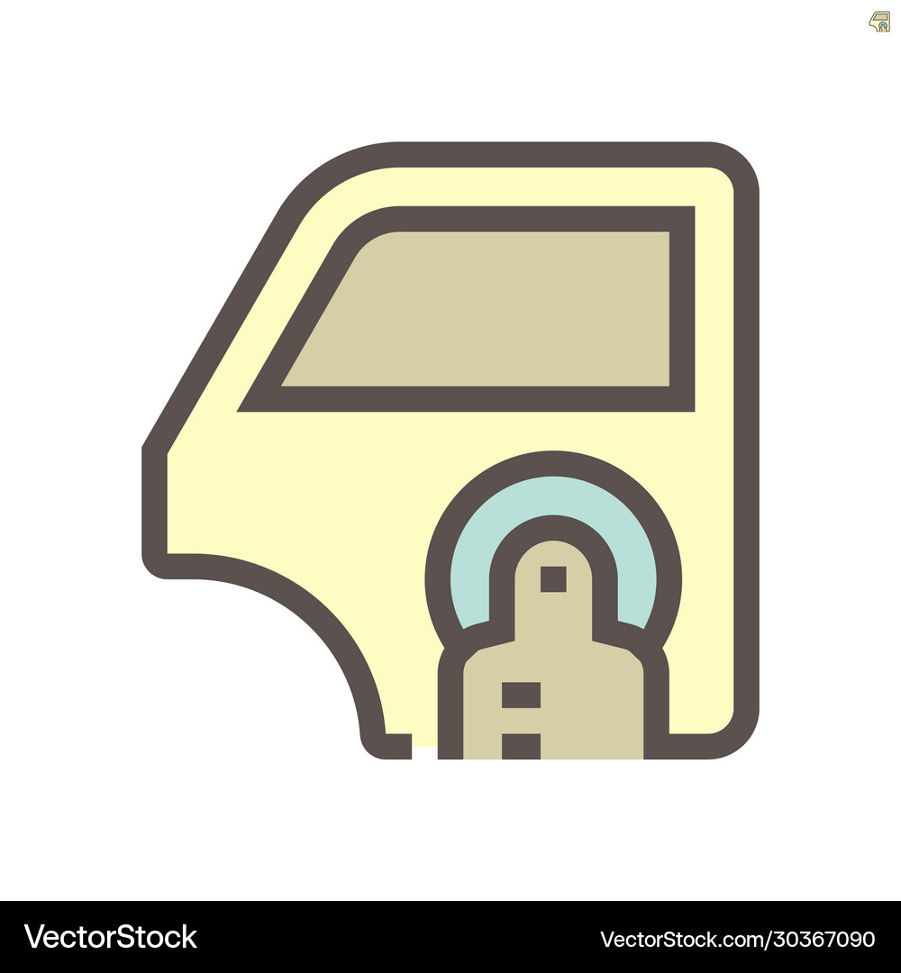 Car colour and coating reapair work icon design Vector Image