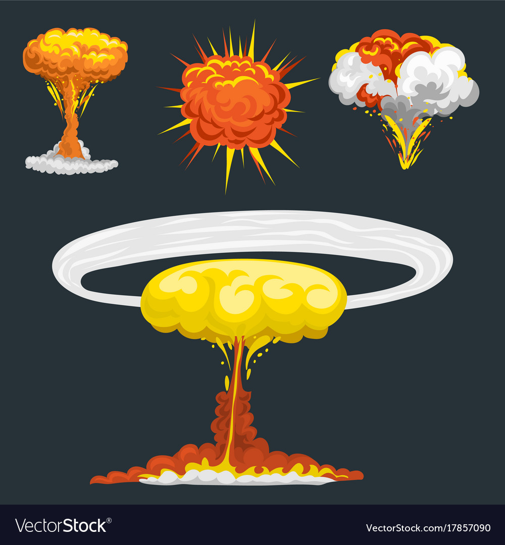 Cartoon Explosion Animation Animation Für Spiel Comic Explosion