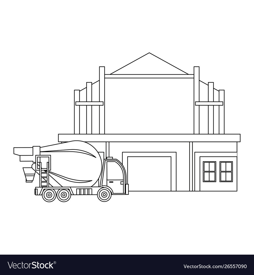 Construction architectural engineering work Vector Image