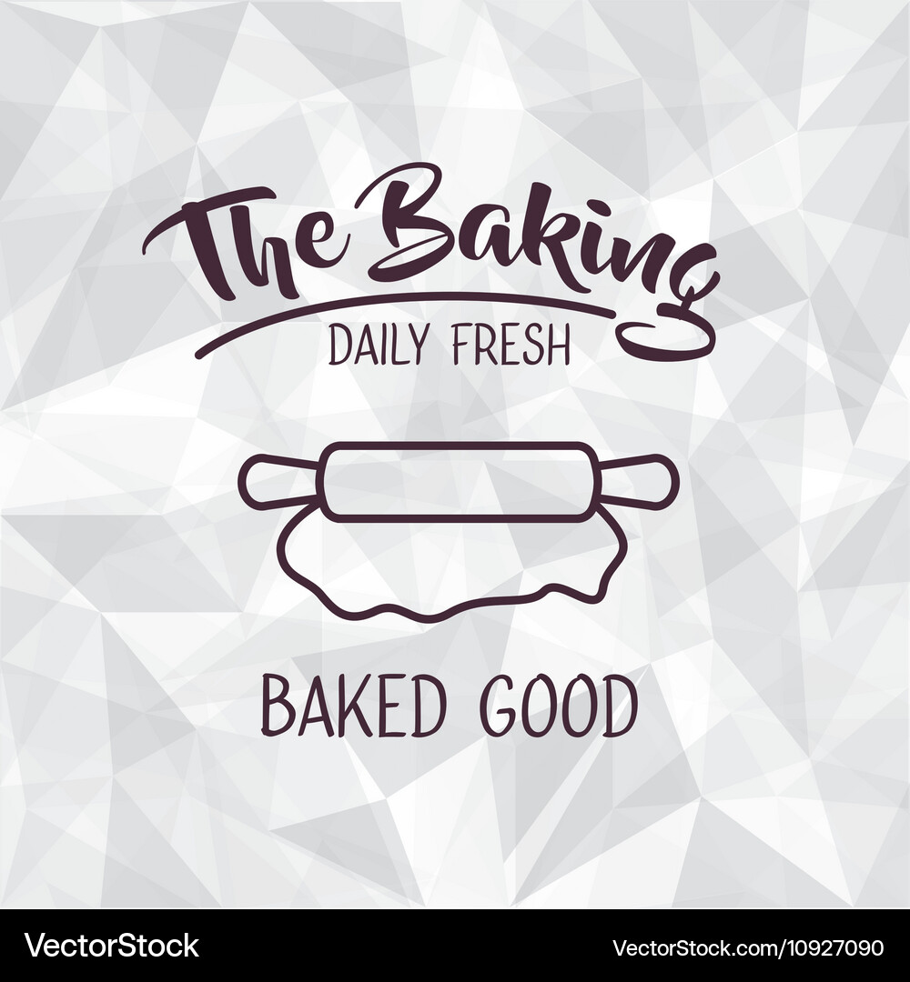 Rolling pin of bakery instrument design Royalty Free Vector