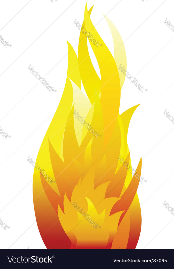 Fire background Royalty Free Vector Image - VectorStock