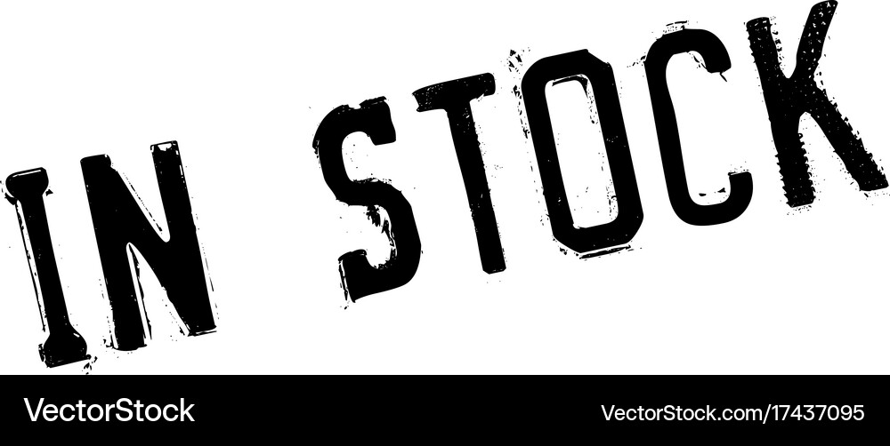 In stock rubber stamp Royalty Free Vector Image
