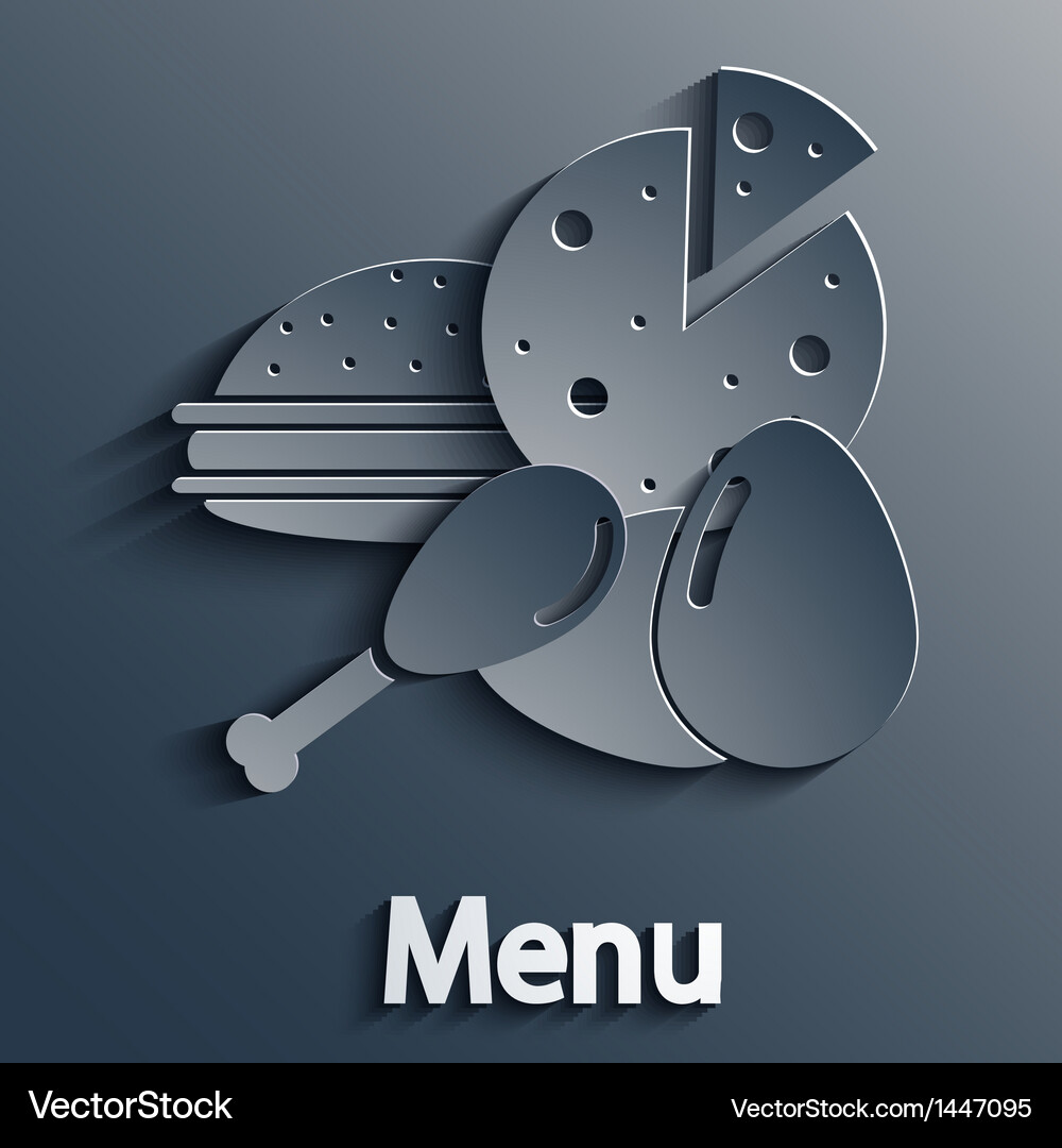 Modern Food Background Royalty Free Vector Image