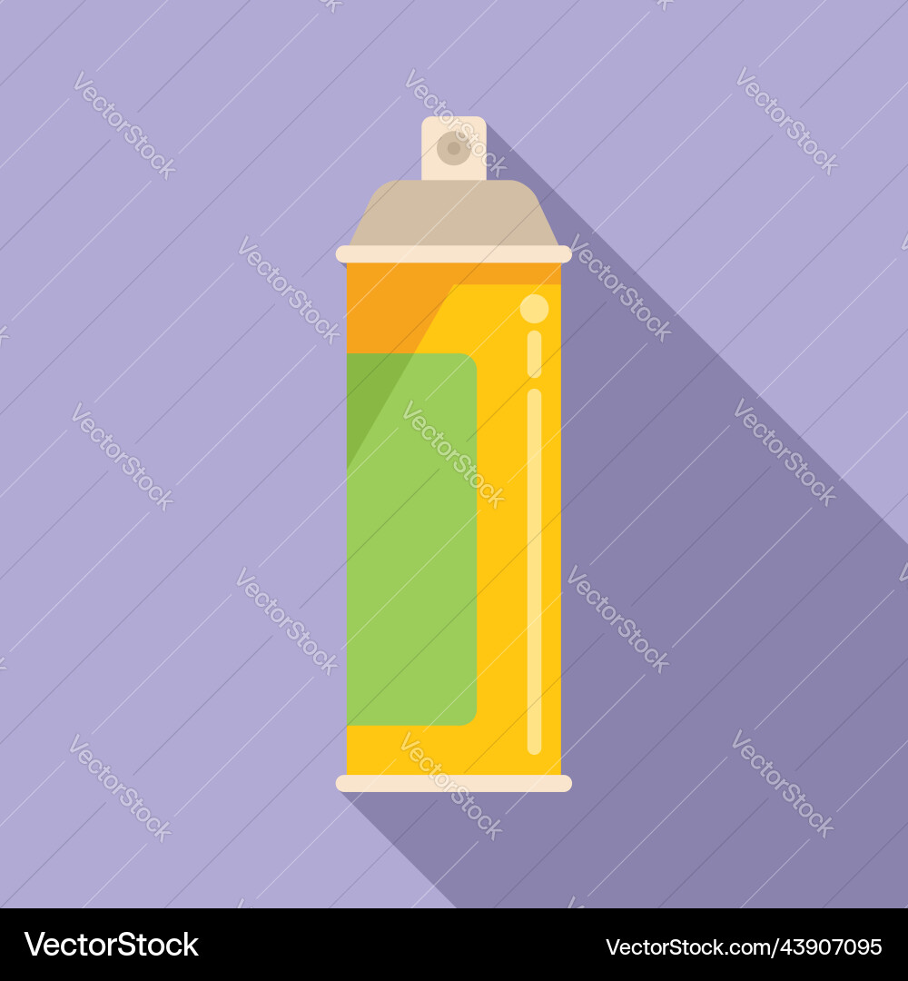 Room sprayer icon flat air spray Royalty Free Vector Image