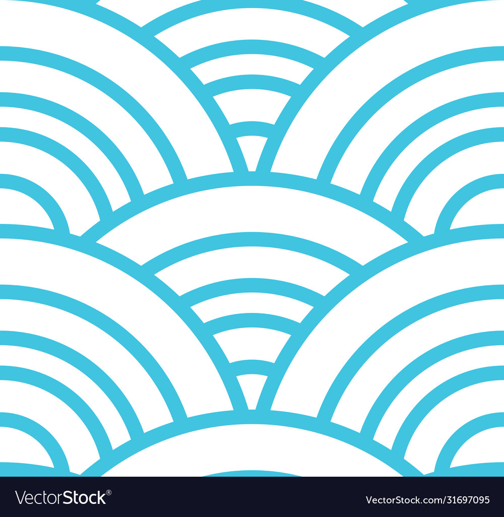 Seamless abstract wave pattern Royalty Free Vector Image