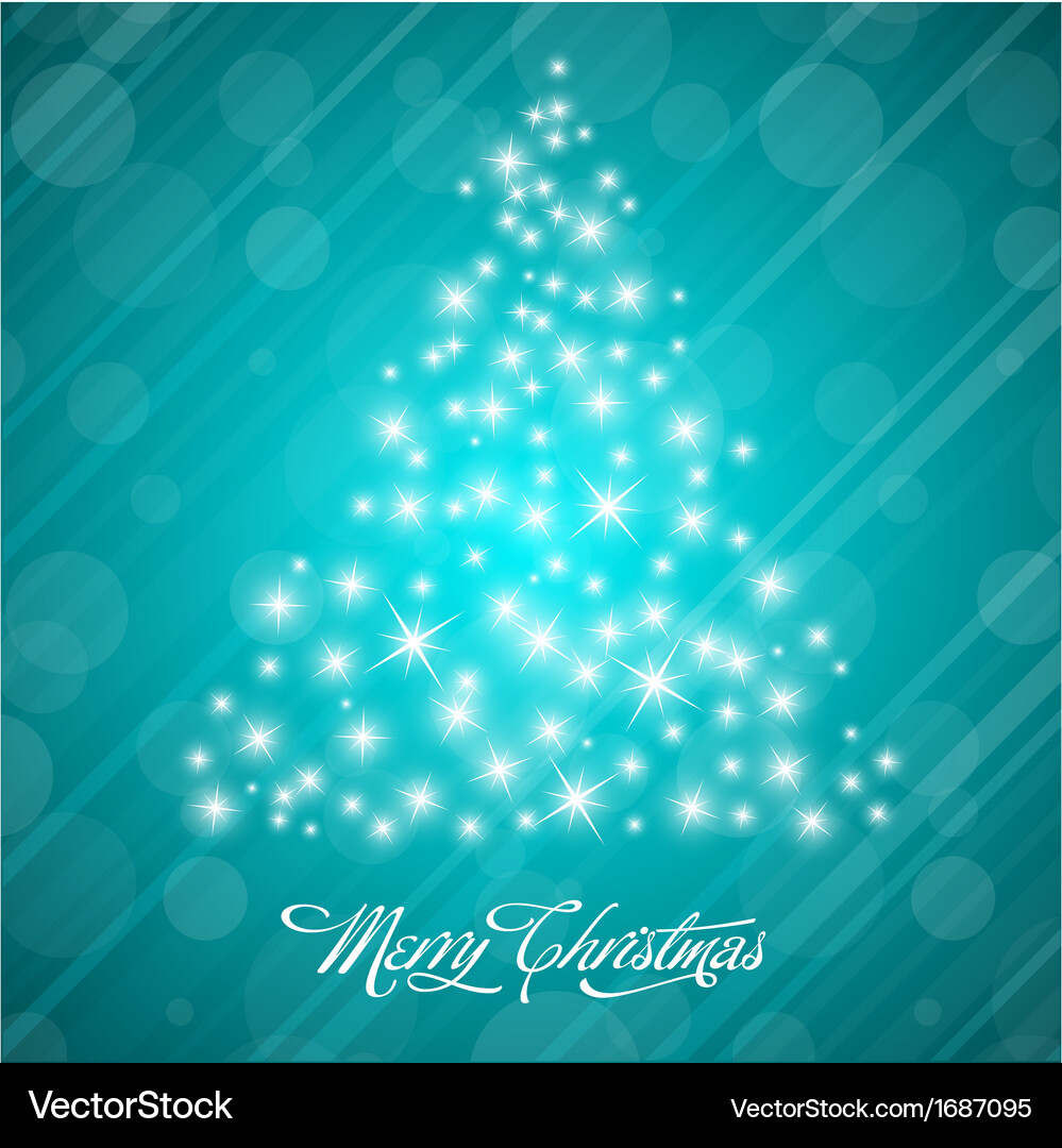 Stylized colorful christmas card Royalty Free Vector Image