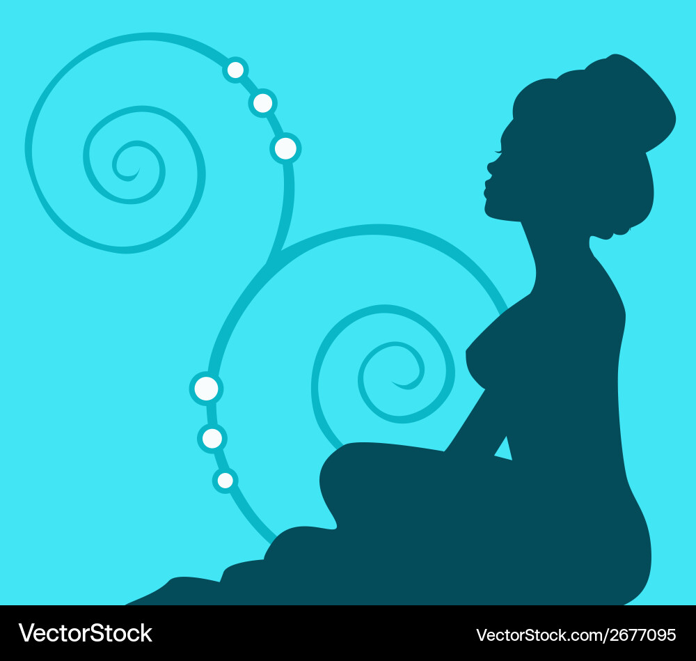 Young woman wellness Royalty Free Vector Image