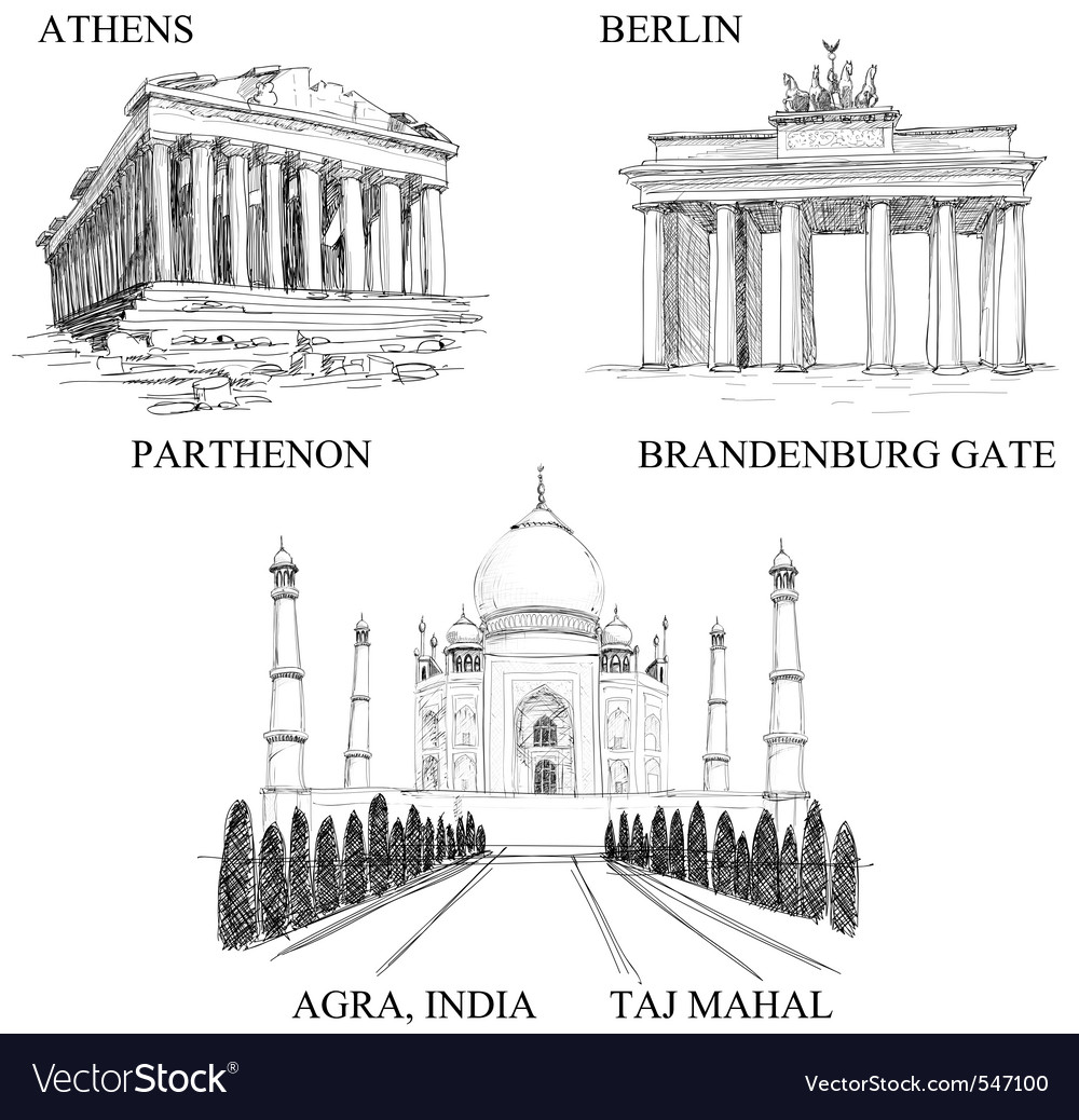 Architectural symbols Royalty Free Vector Image