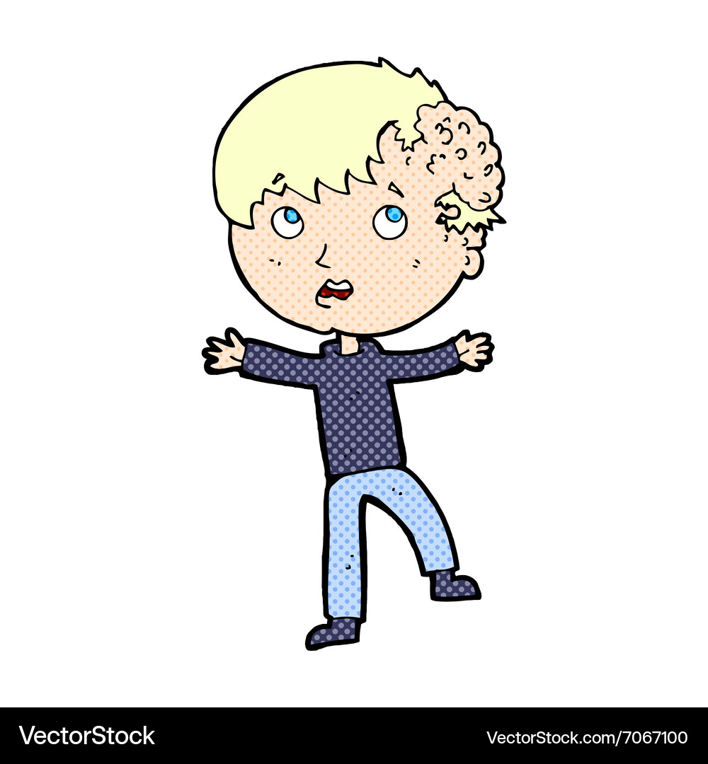 Comic cartoon medical emergency Royalty Free Vector Image