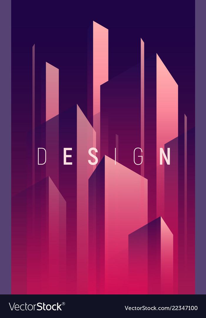 Gradient geometric abstract background Royalty Free Vector